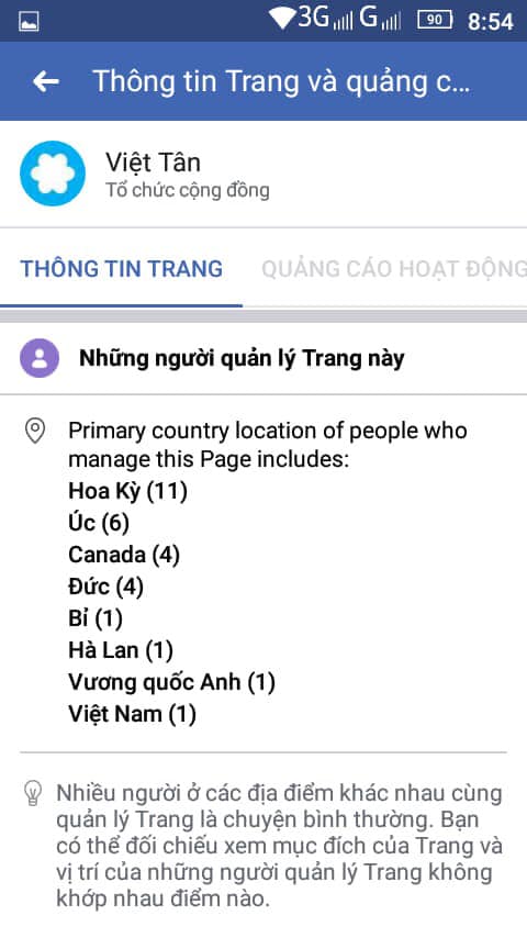 LỘ DIỆN VỊ TRÍ ADMIN CÁC FANPAGE THƯỜNG XUYÊN ĐĂNG TẢI THÔNG TIN XUYÊN TẠC, CHỐNG PHÁ VIỆT NAM!
